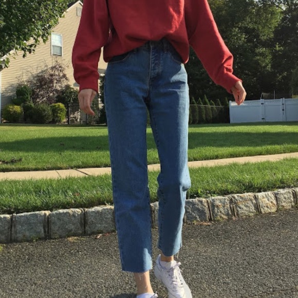 Leith | Jeans | Medium Wash Mom Jeans | Poshmark